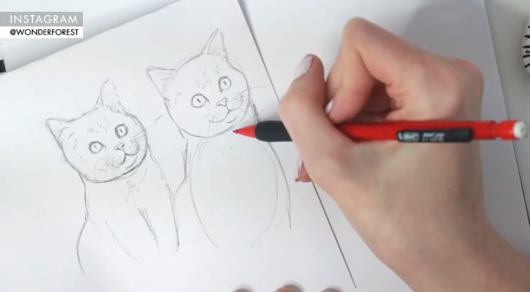How to Draw and Paint a Cat with Watercolour - Watercolour Workshop