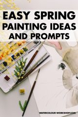 Easy Spring Painting Ideas - Watercolour Workshop