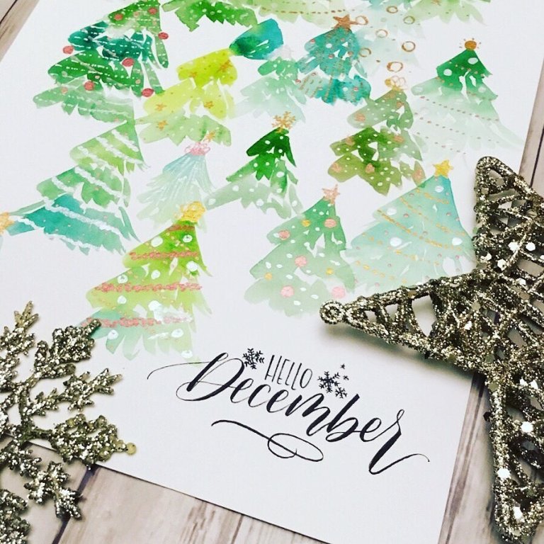 Christmas Watercolor Painting Ideas for Cards and More - Watercolour ...