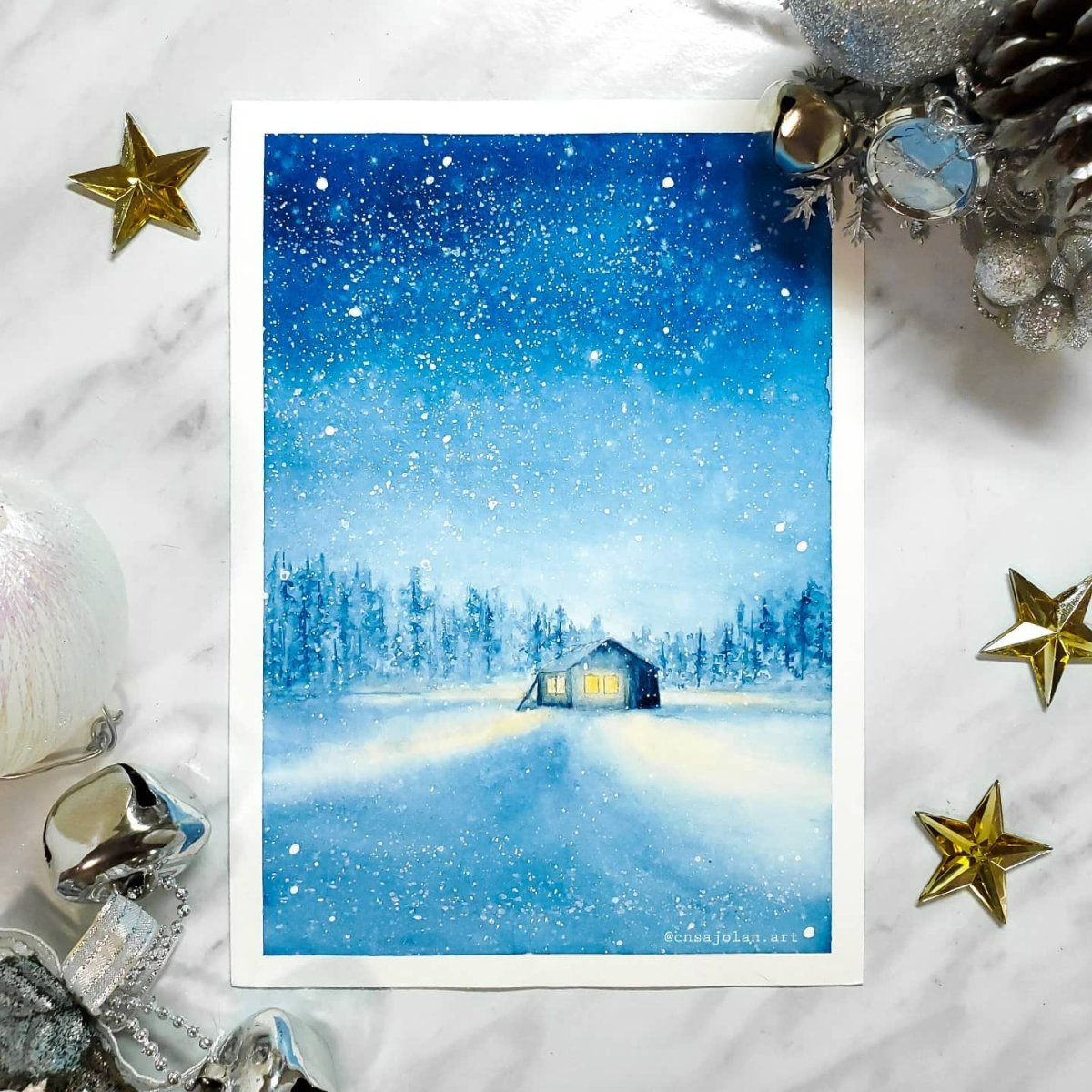 Christmas Watercolor Painting Ideas for Cards and More - Watercolour ...